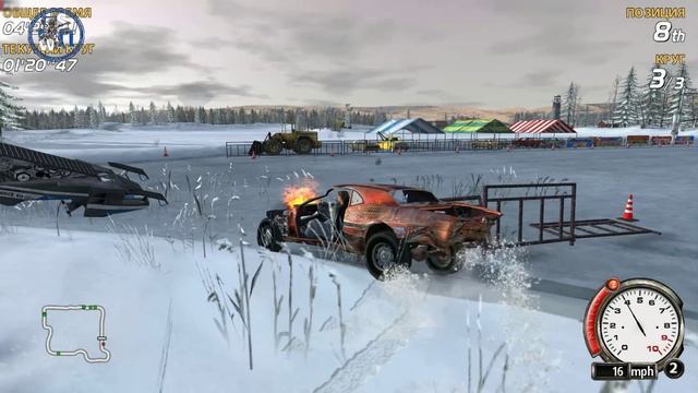 FlatOut: КАК пройти зимнюю трассу!