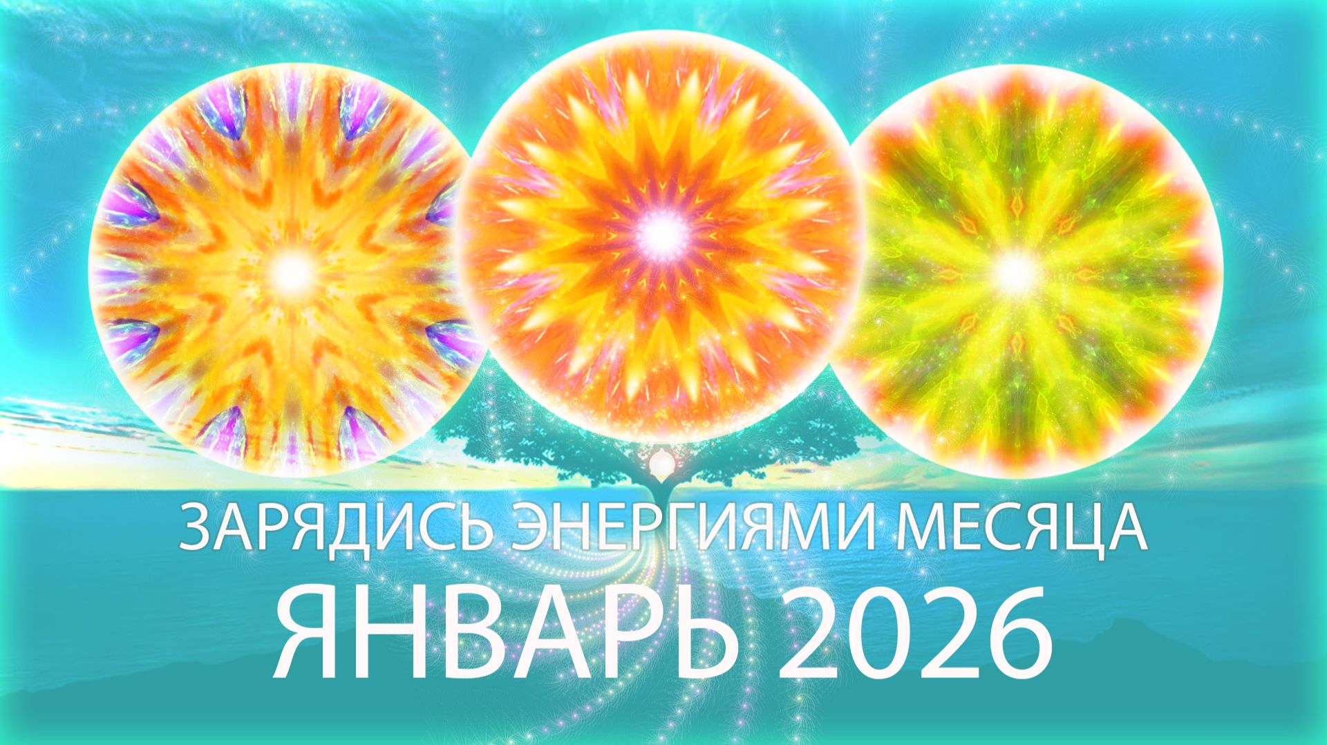 ☀️Энергии месяца, январь 2026 / Month's Energy Mandala, January 2026