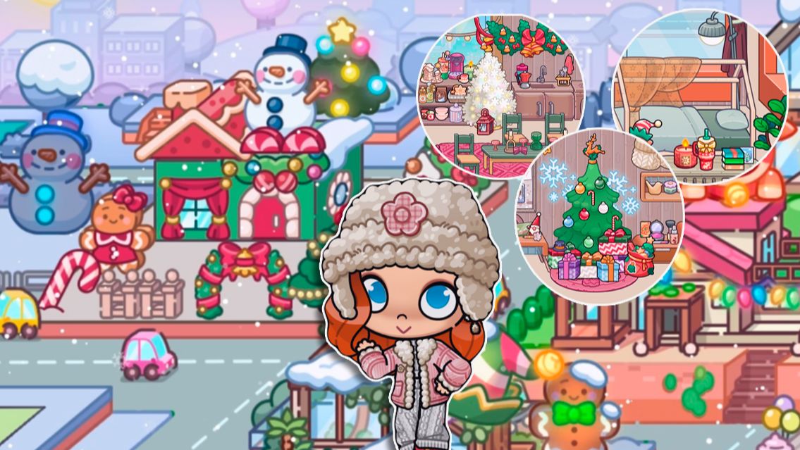 🏠 Уютный Новогодний Дом Аватар Ворлд 🎄 Все Бесплатное