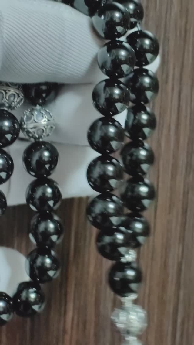 Четки из черного турмалина Турмалин 30