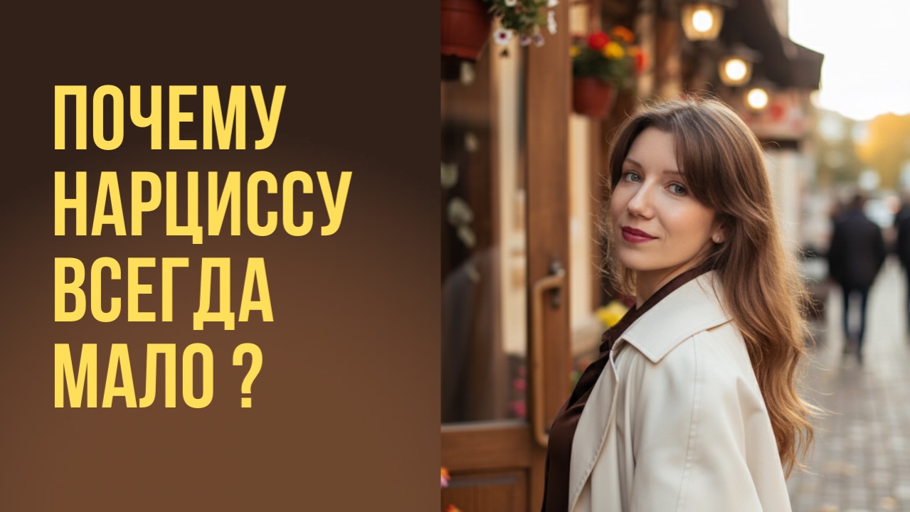 Жизнь с нарциссом - как жизнь с зависимым человеком. | Почему нарциссу всегда мало?