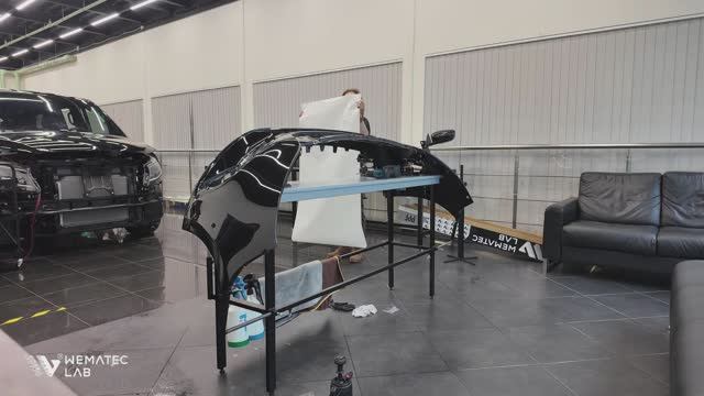 Передний бампер V-Class: Глубокая полка и одинокий воин! 🚐