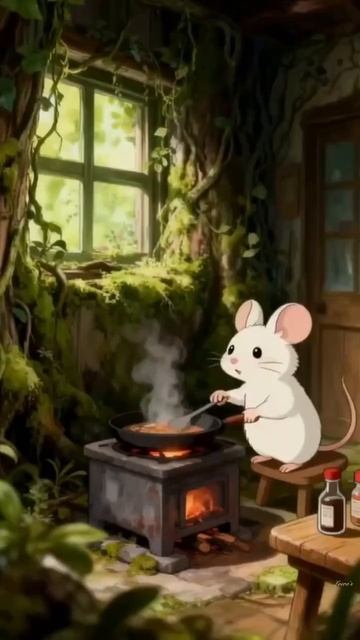 Невероятно добрый и милый мультик про мышку для детей созданный нейросетью