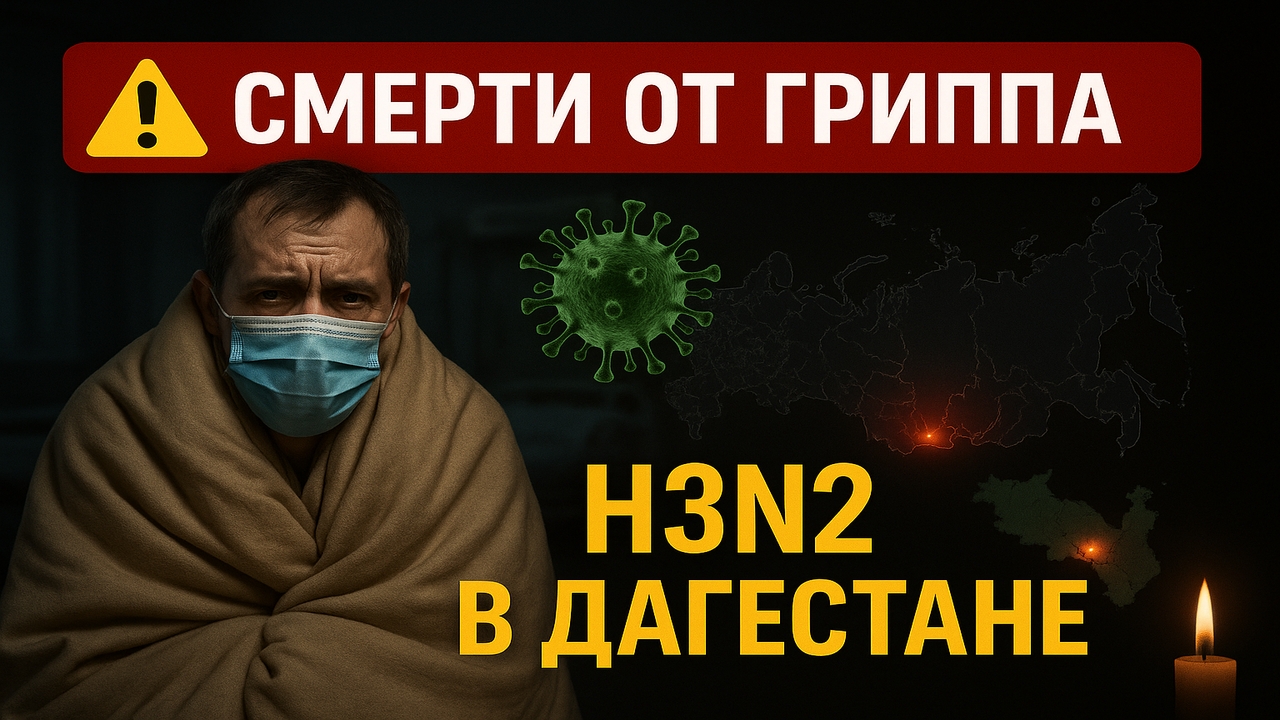 СРОЧНО: Два человека умерли от гонконгского гриппа в Дагестане — H3N2 2025