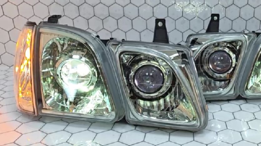 Lexus LX 470 фары светодиодные квадро Bi LED от Ledstudio