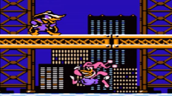 Прохождение игры на Денди Чёрный Плащ. Босс Квага (Quackerjack) на мосту