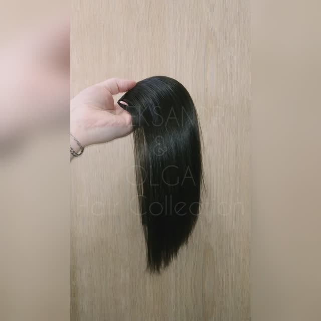 Облегчённый ХВОСТ на ленте #накладнойхвост #натуральныйхвост #изделияизволос #постиж