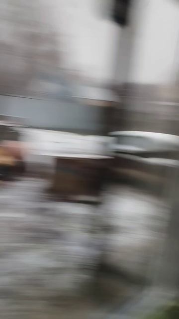 На упал снег