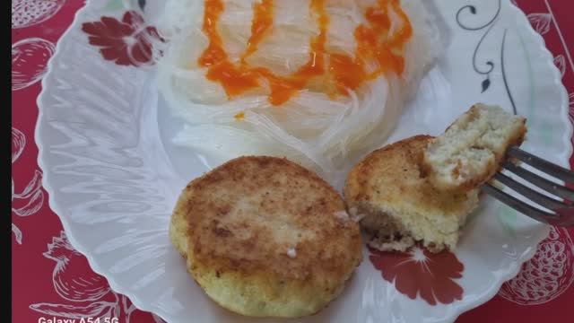 Котлеты из куриной грудки с цветной капустой.