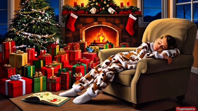 Рождественская Музыка. Костер. Колыбельная Камин