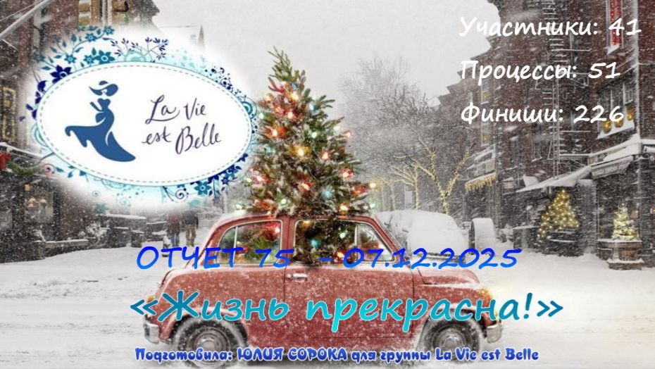 #814 Ежемесячный показ проекта "Жизнь прекрасна!" - ноябрь 2025