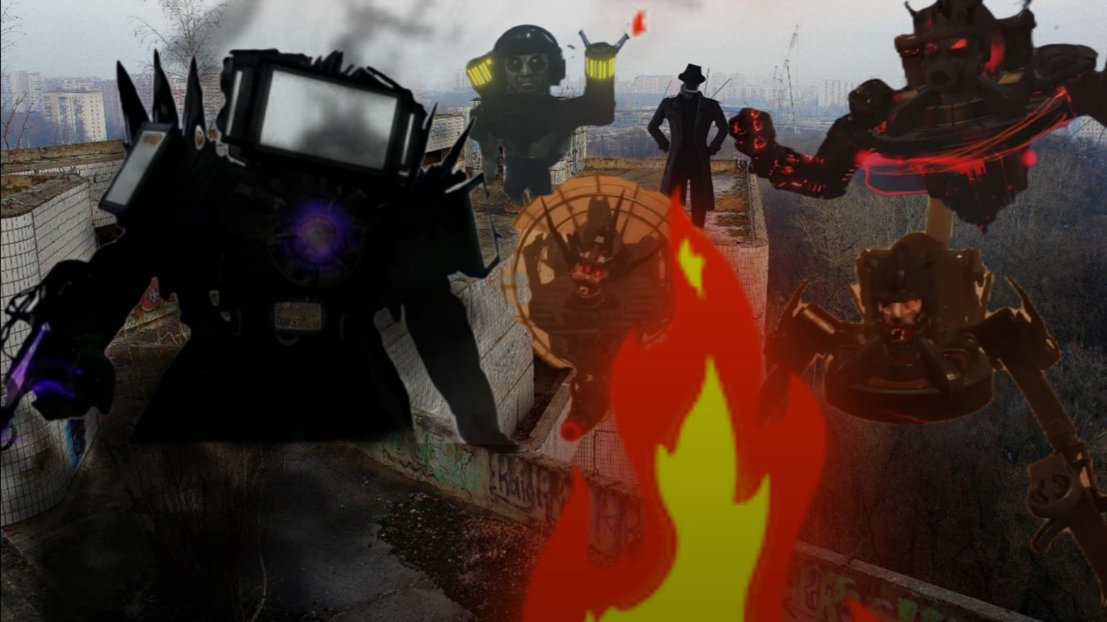 Skibidi Toilet Surprise Attack Season 4 (10-12 extra scenes)