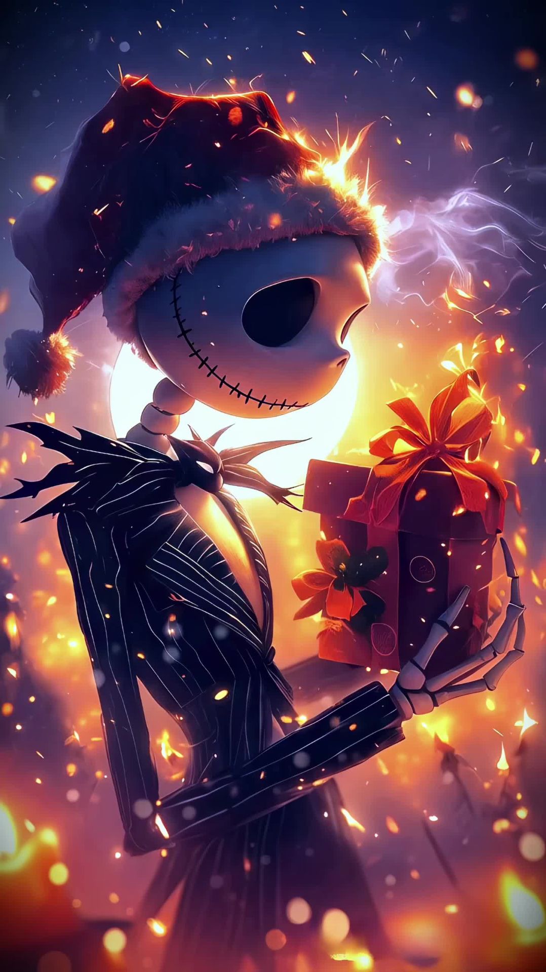 Джек Скеллингтон дарит новогоднее настроение🎅🏻 / 🎅🏻Jack Skellington brings the holiday spirit