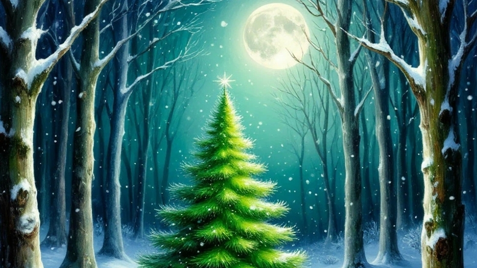 В лесу родилась ёлочка. Новогодняя песенка для детей