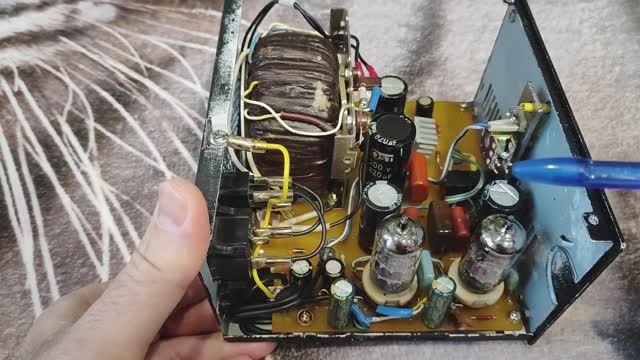 Ламповый усилитель для наушников с Avito ч.2 снижаем уровень шума до -90dB