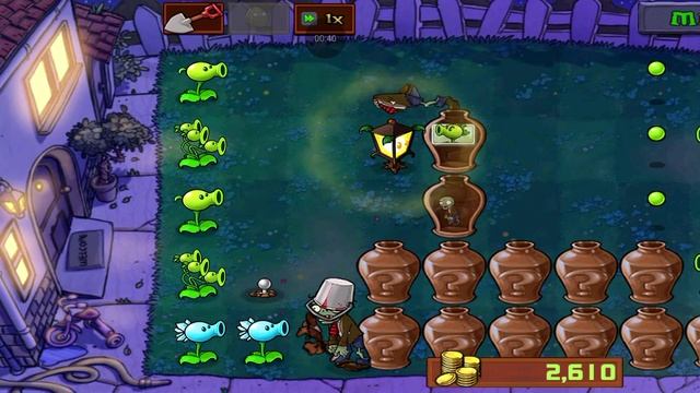 Прохожу "Туз в вазе" в PVZ 1