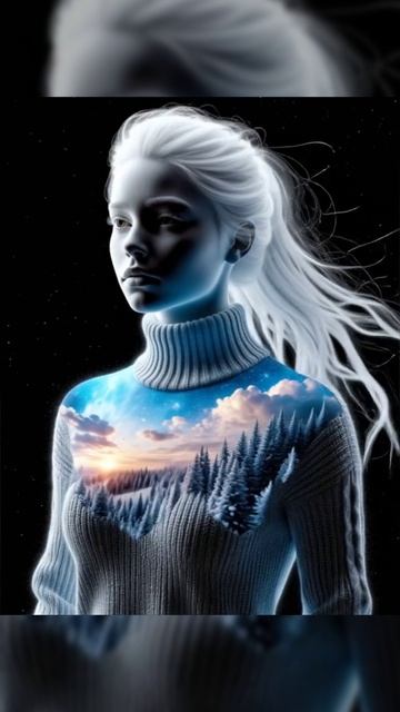 «3D‑мир внутри тебя» Ты - вселенная! #цифровоеискусство #гиперреализм