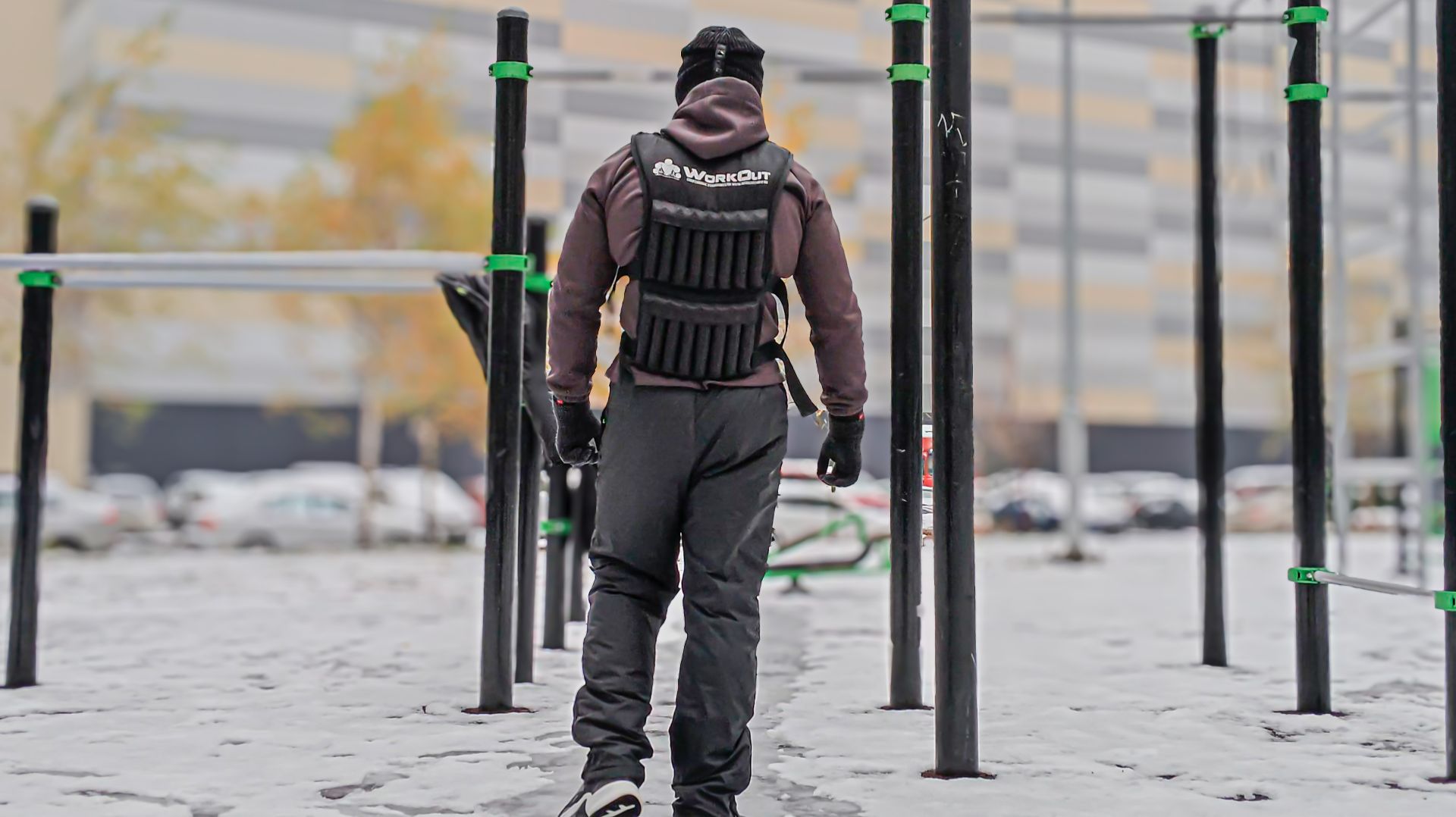 МИНУС за окном? ПЛЮС к твоим повторениям!💪 Тренировка: 300/200/100 с ДОП весом +16кг при -5°C