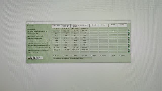 Усилитель d-класса ZK-502L замер АЧХ в RMAA