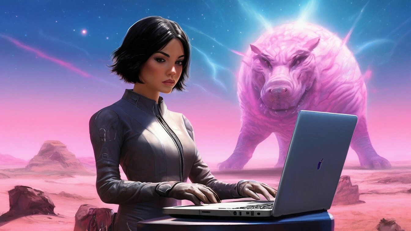 The Planet of Pink Sand