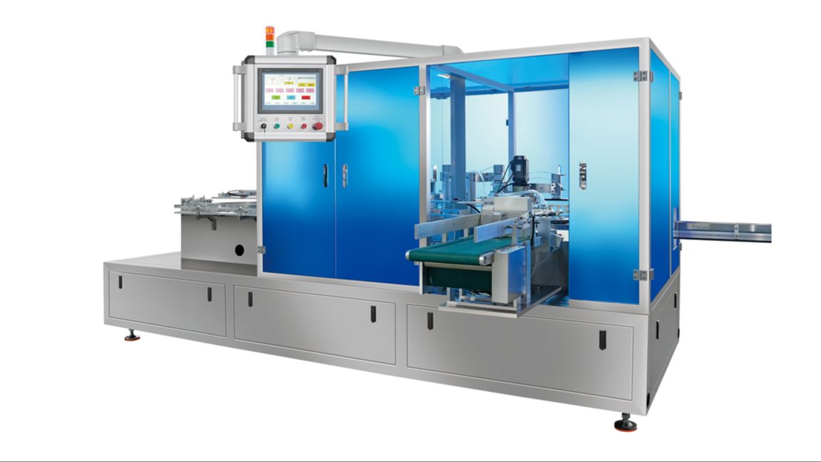 Автомат-картонатор с горизонтальным вложением продукта в короб