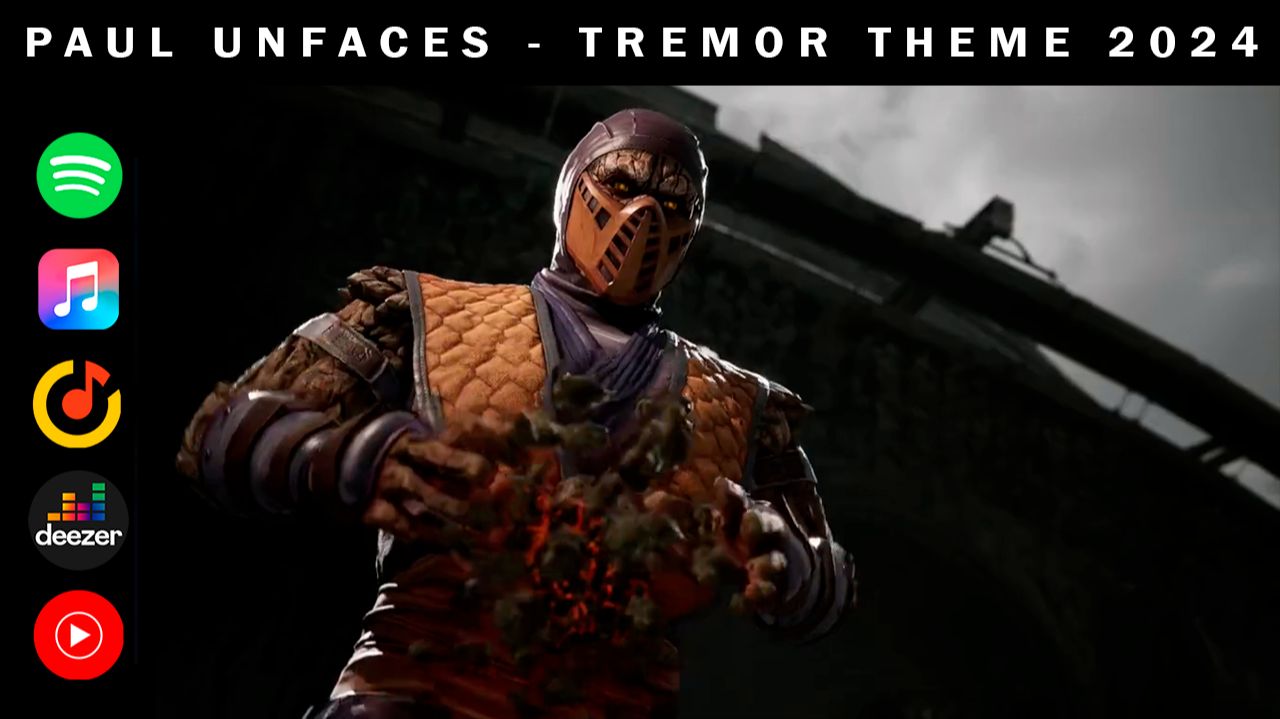 Paul UnFaces - Tremor ｜ Tremor Ninja Theme ｜ Mortal Kombat Soundtrack 2024_Industrial Metal⧸Nu Metal