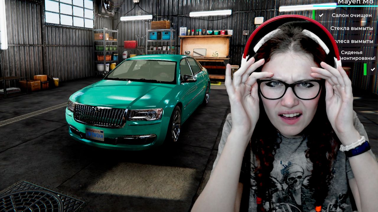 Ночь за грязными окнами ✮ Car Detailing Simulator ✮ #5