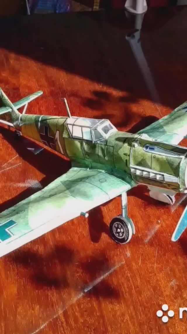 Бумажная модель Messerschmitt Bf.109