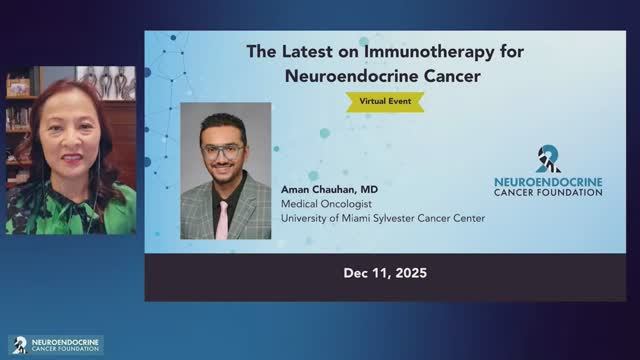 The Latest on Immunotherapy for Neuroendocrine Cancer - 2025 NCF Event - Dec 11 2025