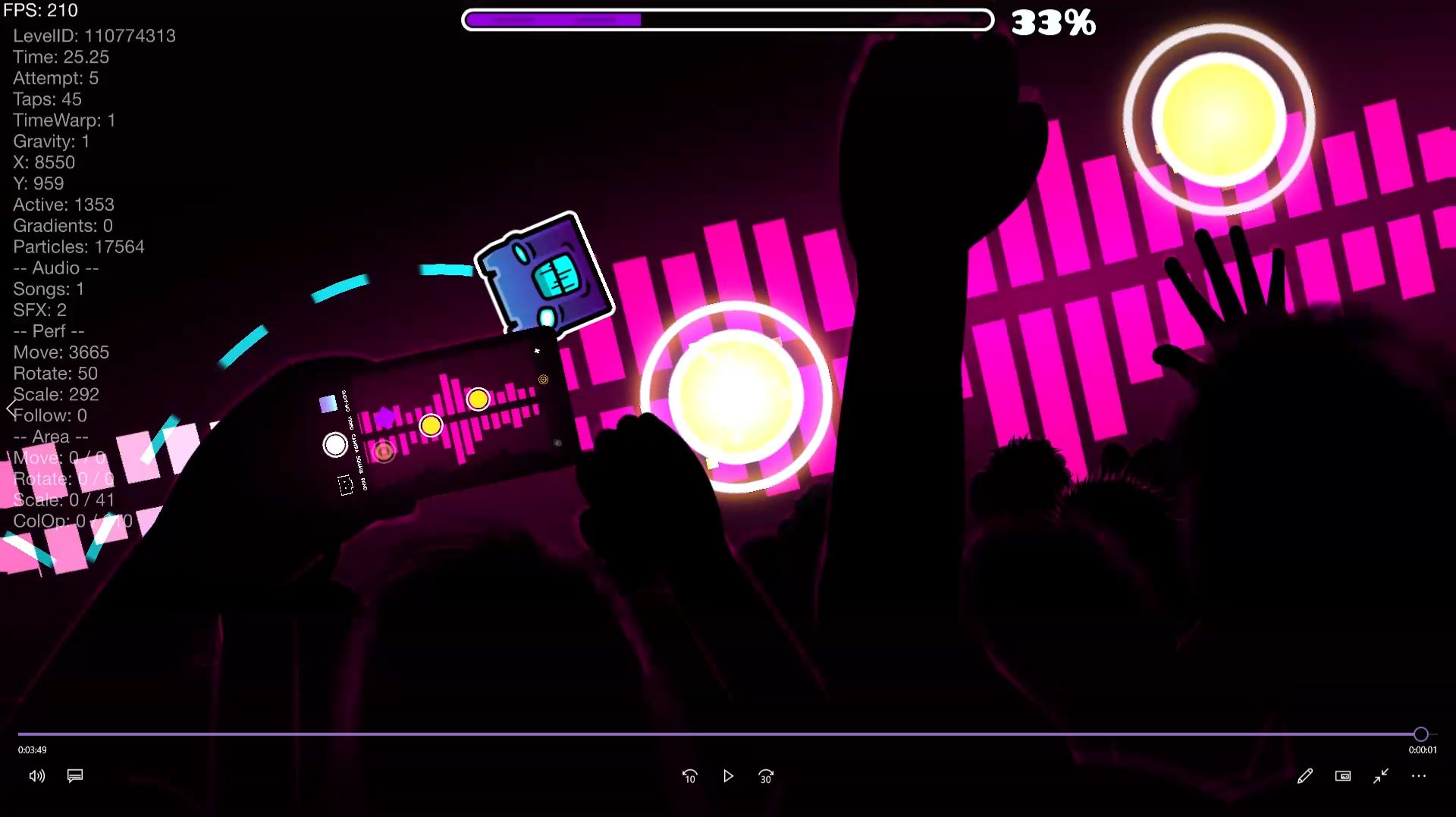 Geometry Dash 2-ОЙ уровень в гаунтлете NCS-1