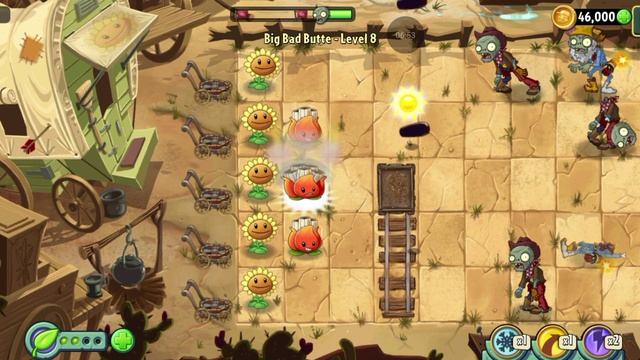 Прохожу Битву за большие сумки в PVZ 2 № 2