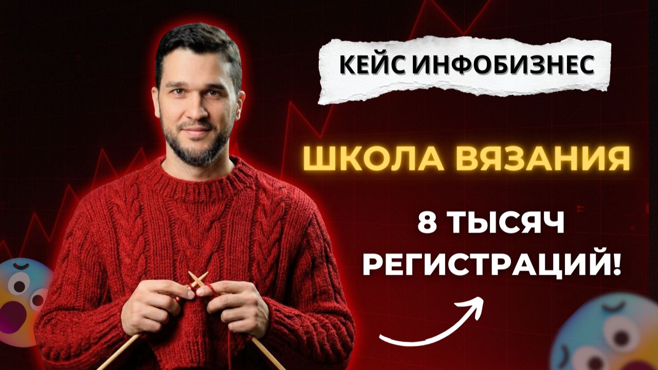 Как я привлёк 2537 регистраций в школу вязания за копейки