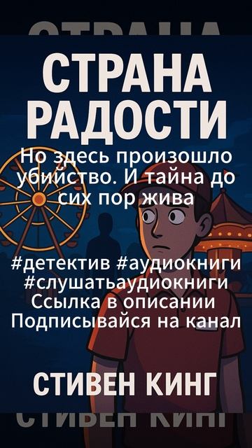 Стивен Кинг  Страна радости       #детектив # аудиокниги # слушатьаудиокниги