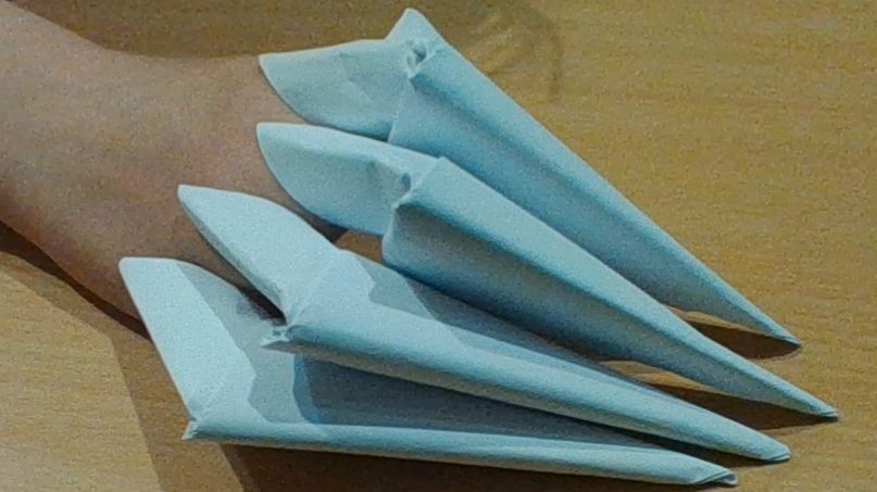 Как сделать когти из бумаги а4