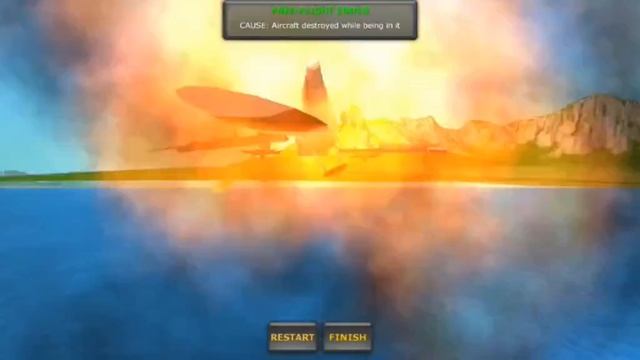 Неудачные взлёты и посадки в Turboprop Flight Simulator