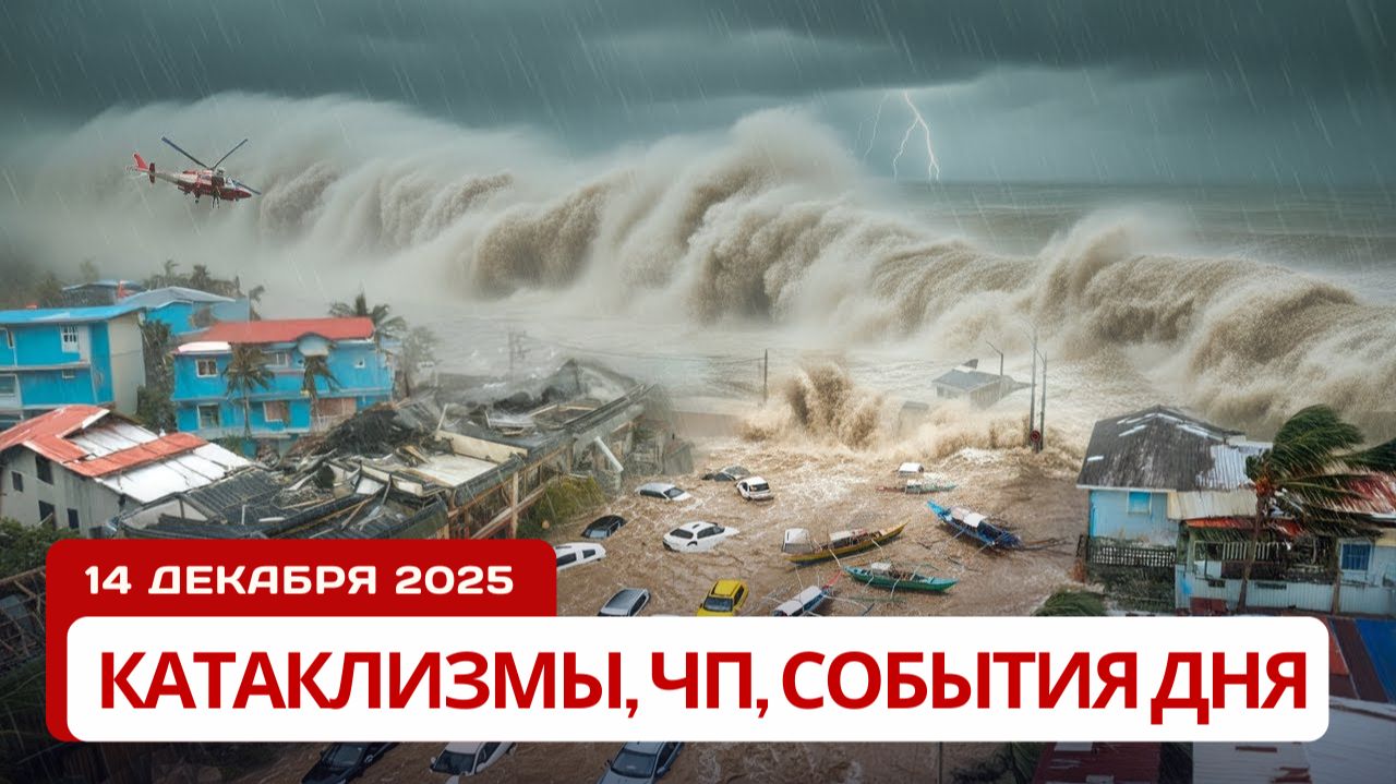 Новости Сегодня 14.12.2025 - Катаклизмы, ЧП, События дня | США Китай Россия Индия Европа