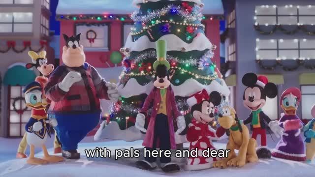 Песни на английском с Рождеством и Новым Годом с Микки Маусом