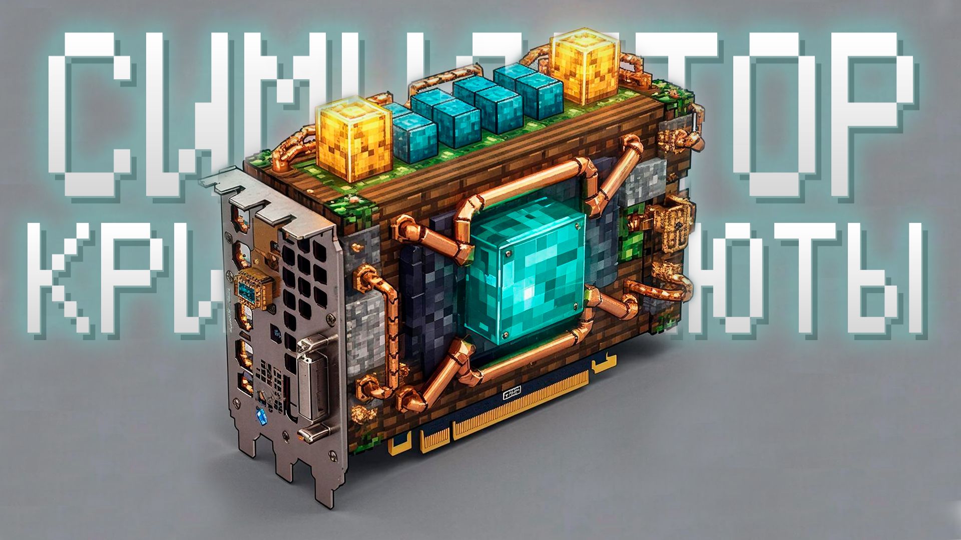 МАЙНИМ НА ВИДЕОКАРТАХ В МАЙНКРАФТЕ ▷ Симулятор криптовалюты