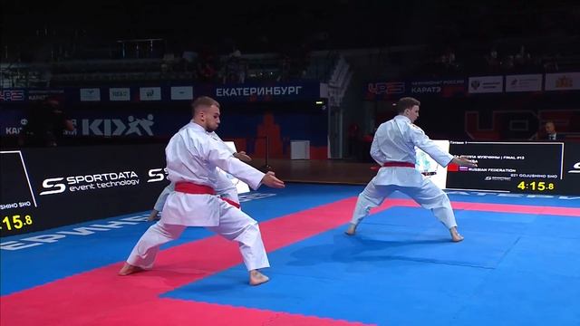 Командное ката Годзюшихо шо команда Москвы финал Чемпионата России 2025 год