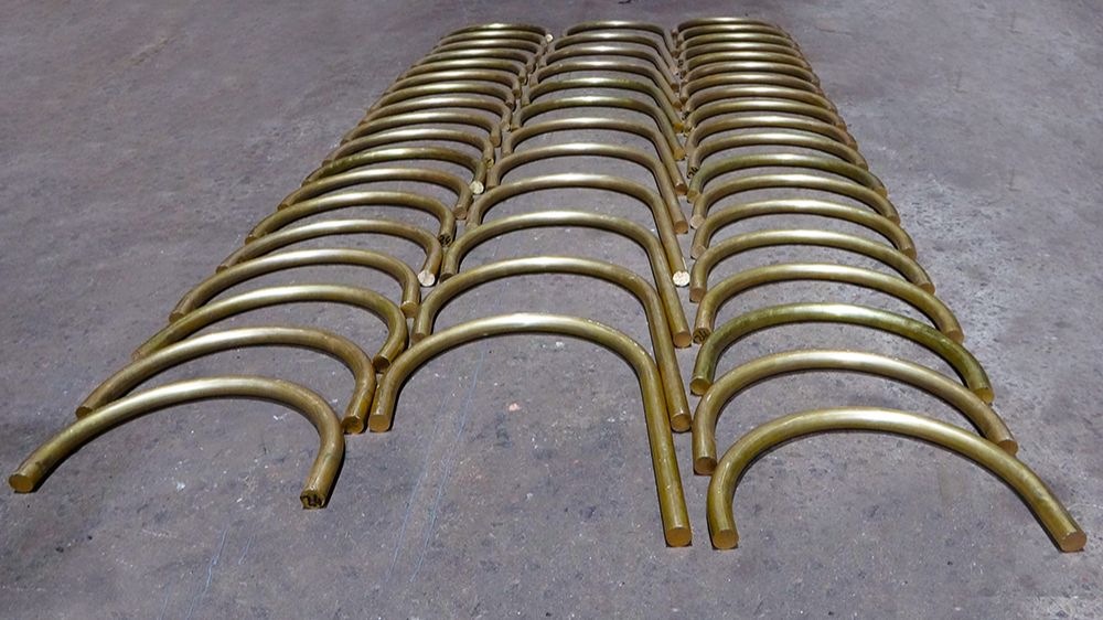 Гибка прутка из латуни автоматический трубогиб  MASTER.3X БМК