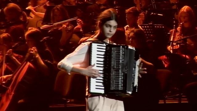 Ольга Попкова (аккордеон), эстрадно-симфонический оркестр - Ричард Гальяно "Песня для Джосс"