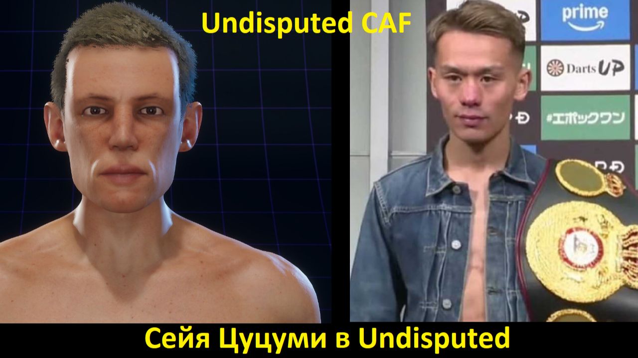 Сейя Цуцуми в Undisputed: полная инструкция по созданию бойца (Undisputed CAF)