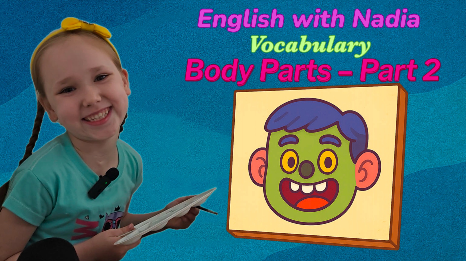 Vocabulary Body Parts, Part 2 — The Head/Лексика "Части тела, часть 2, Голова"