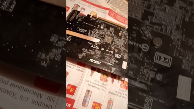 Ремонт и включение видеокарты Asus R7250 2GD5.Ч4