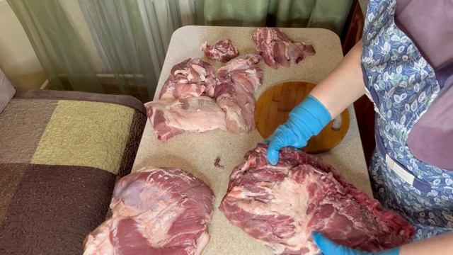 Разделка и фасовка четверти свиной тушки|Затариваемся к Новому году|Дела житейские!#мирувлечений