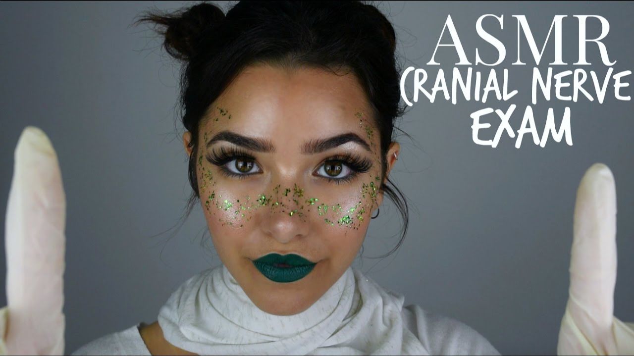 ASMR Cranial Nerve Exam (Glove sounds, Personal attention, Face Touching, Cottons...)