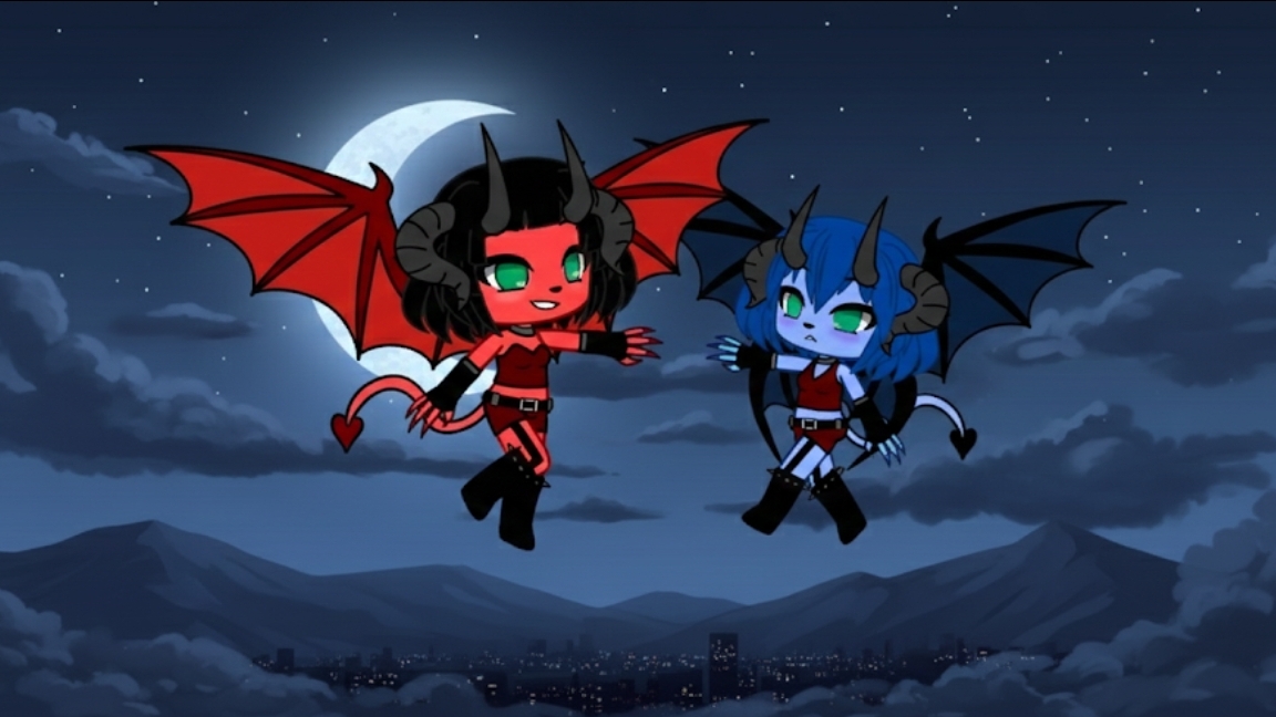 Гача страшилка |Сукуббы в ночи ||1 /3 часть