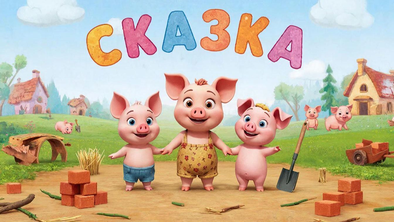 СКАЗКИ ДЕТЯМ | СКАЗКА | СКАЗКА МАЛЫШУ | ТРИ ПОРОСЕНКА