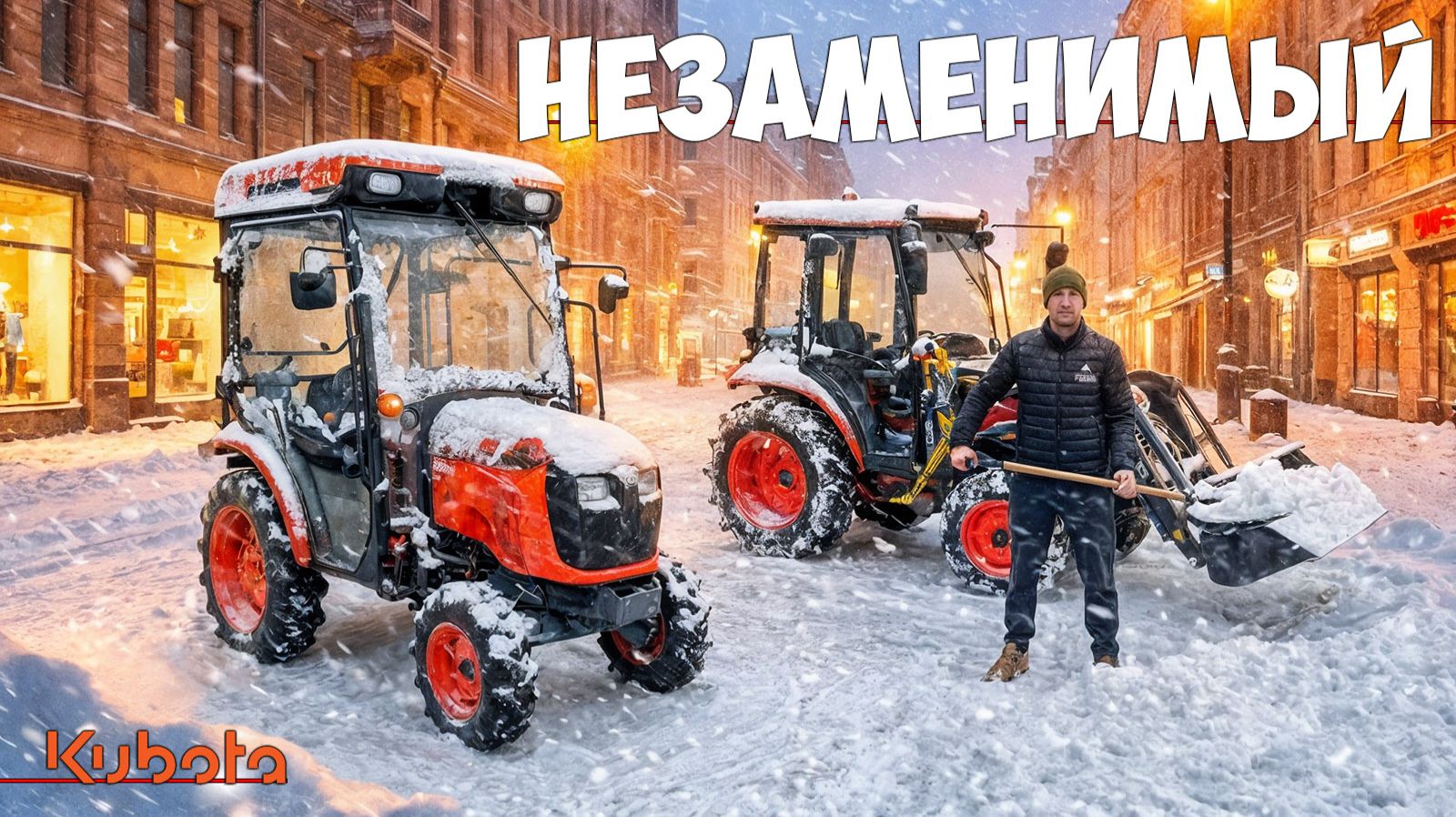 Трактор KUBOTA c климат контролем... Когда в тракторе не хуже чем в автомобиле!