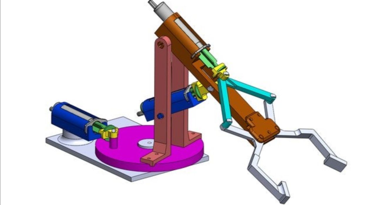 Мастер-класс "Гидравлический манипулятор"